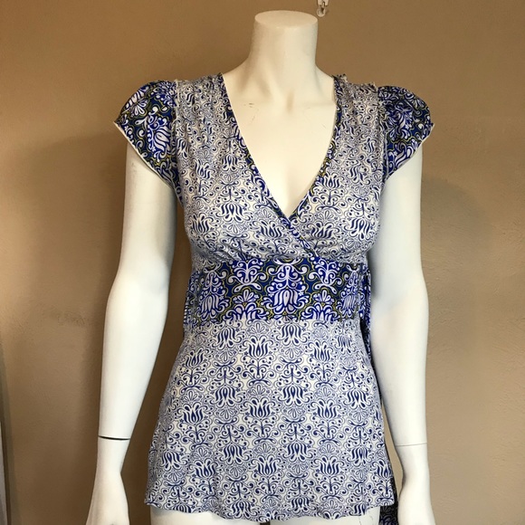 ric rac | Tops | Ric Rac Anthropologie Topwrap | Poshmark